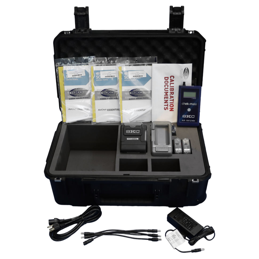 AirChek Essential+ 3-pack Basic Pump Kit w/chek-mate Flowmeter | SKC Inc.
