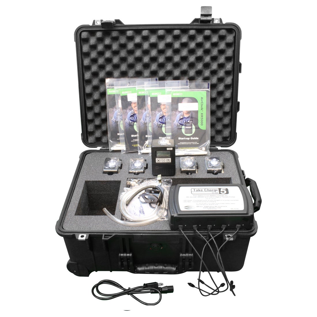 AirChek XR5000 with Standard Power Battery 5-pack High Flow Pump Kit ...